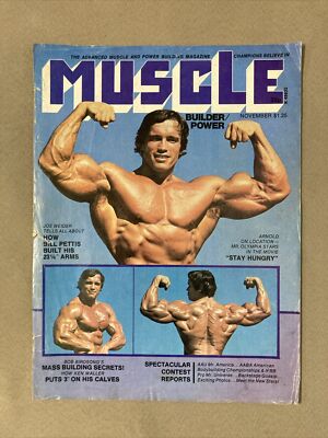Muscle Builder / Power Arnold Schwarzenegger Cover Page Only Taken From ...