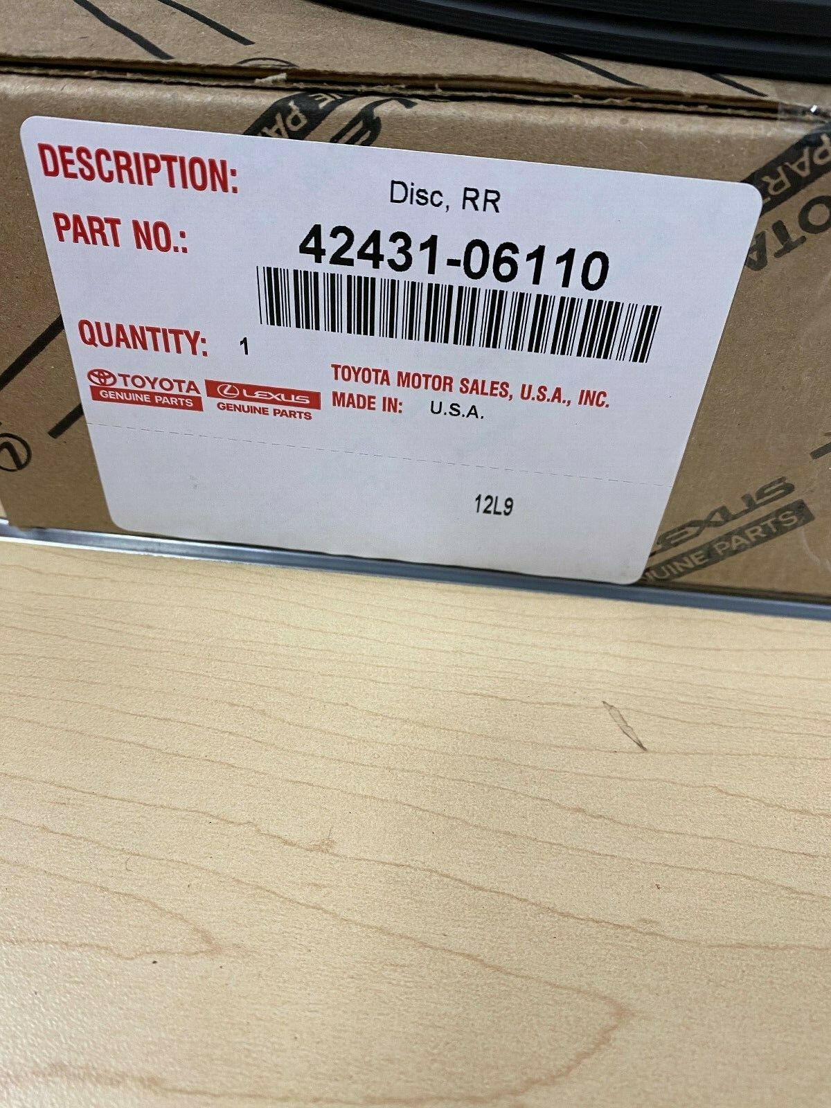 2007-2011 TOYOTA CAMRY GENUINE OEM NEW REAR DISC BRAKE ROTORS qty 2 ...