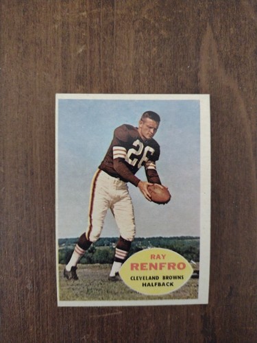 1960 TOPPS #26 RAY RENFRO Cleveland Browns Ex-mt+ | eBay