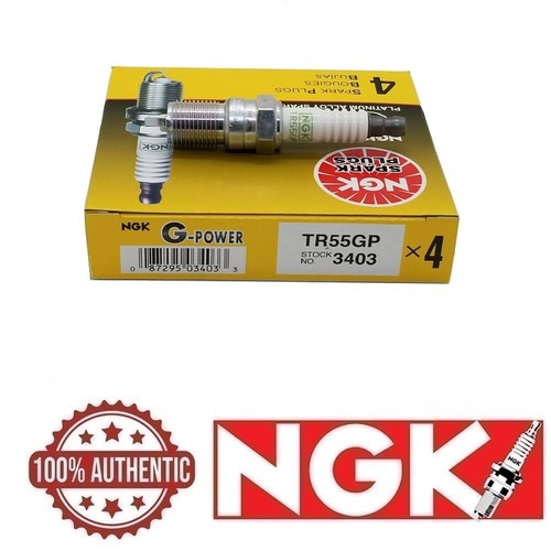 4 Plugs NGK TR55GP/3403 G-Power Platinum Spark Plugs | eBay