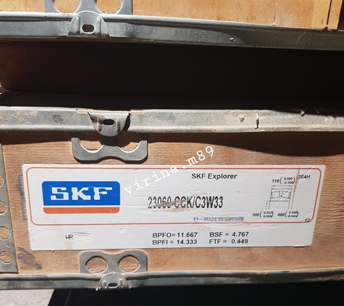 SKF 23060 CCK/C3W33 Spherical Roller Bearing - Free Shipping | eBay