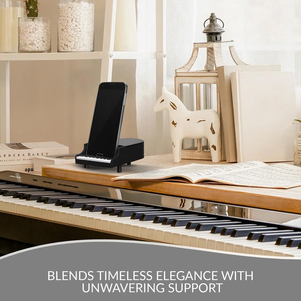 Piano Stand - Fancy Holder for Bed Office - Large Cell Stand Holds 8 cm ...