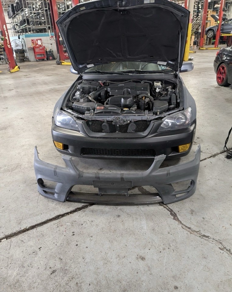 TRD V1 Style Front Bumper FRP W/ CF Center Lip Altezza / IS300 | eBay
