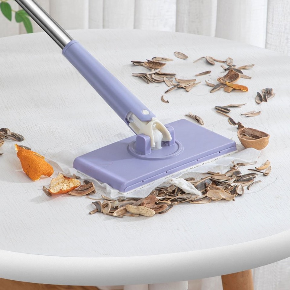 Automatic Cloth Changing Mop Mini Hands-Free Mop Compatible Face Towel ...