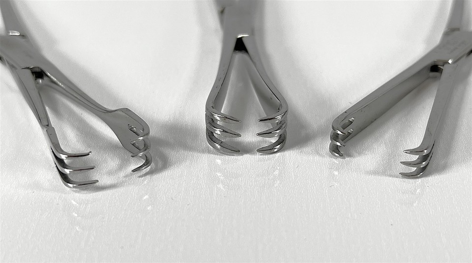 (12x) Mixed Stainless Lahey Goitre Tenaculum Forceps | eBay