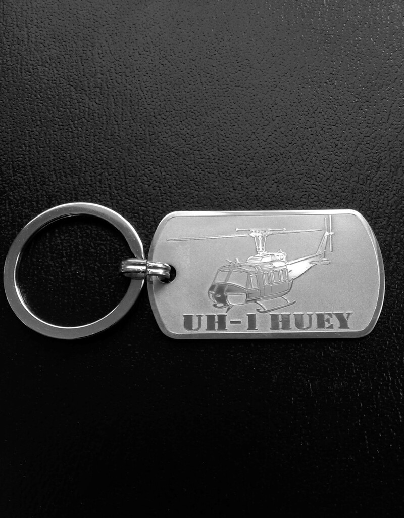 Specially treated keyring / keychain legendary helicopter UH-1 HUEY | eBay