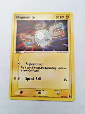 Pokémon TCG Magnemite EX FireRed & LeafGreen 68 Regular Common ...