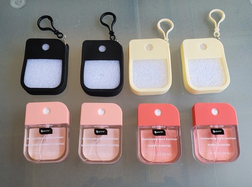2 B-PURE MIST HAND SANITIZER SPRAYS WITH SILICONE CLIP CASE! POPULAR ON ...