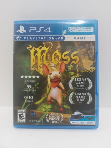 Moss Sony PlayStation 4 PS4 VR Disc CIB Complete Authentic | eBay