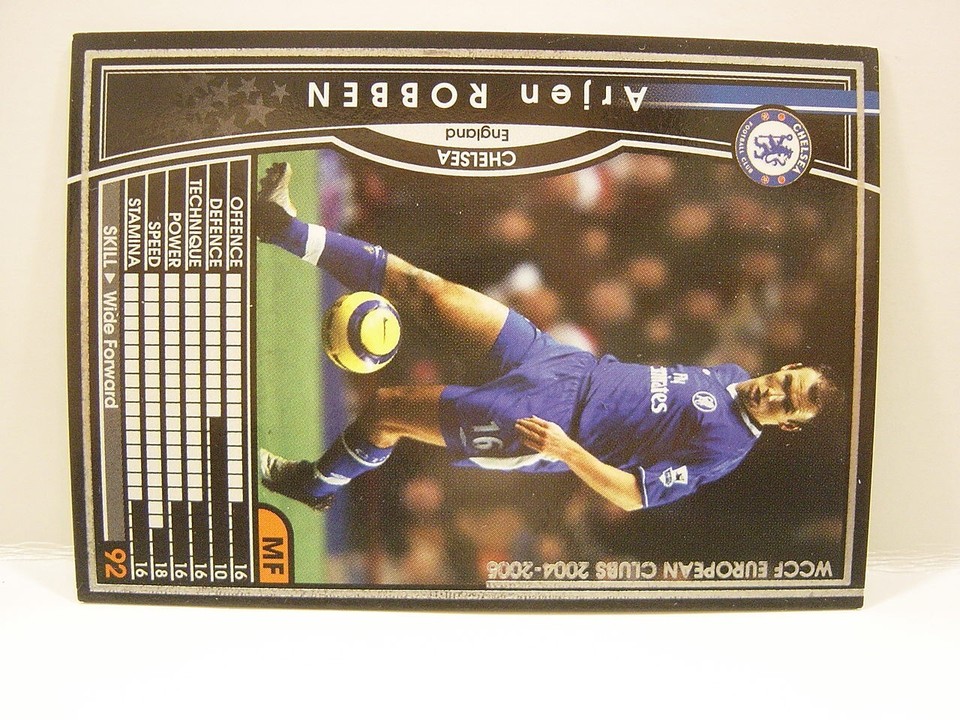 Panini WCCF 2004-05 Arjen Robben 1984 Holland No.16 Chelsea Premier ...