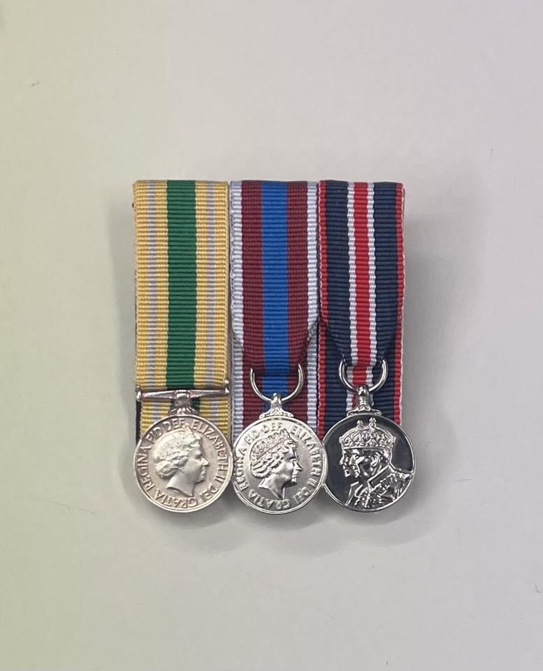 Court Mounted Miniature Medals Army Police Fire Jubilee Coronation LSGC ...