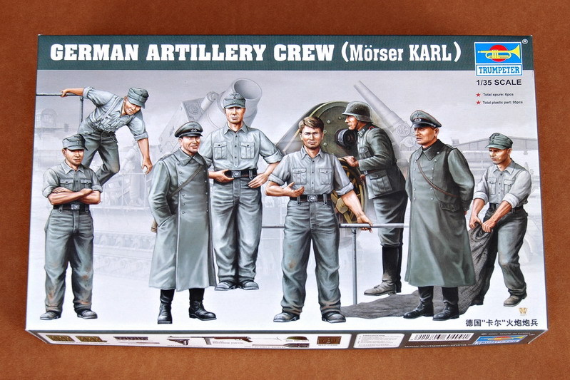 Trumpeter 00409 1/35 Scale German Karl Gun Artillery Soldier Figures ...