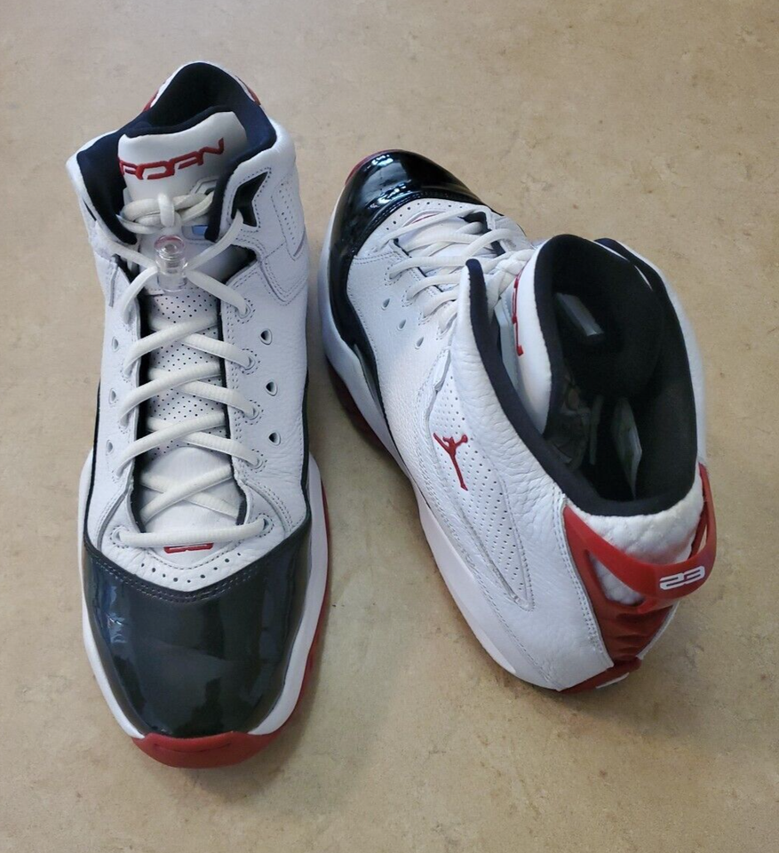 Nike Air Jordan B’Loyal White Varsity Red Black Mens Size 11 (315317 ...