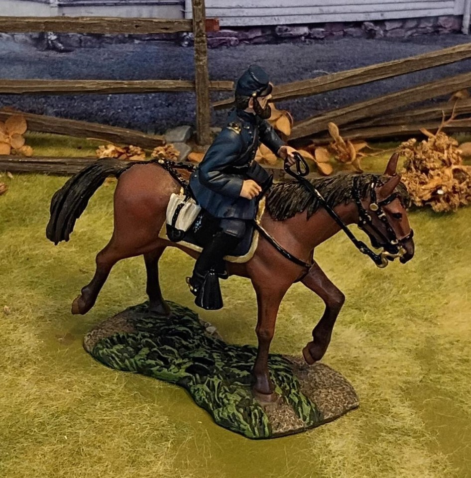 ACW Civil war Britains rare Stonewall Jackson mounted 56mm metal fits ...