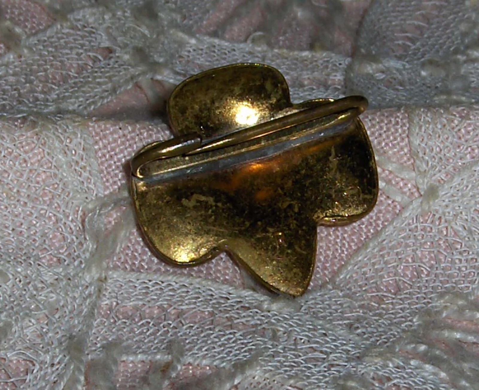 Vtg Miniature Gold Toned Girl Scouts Pin Brownie Scout Eagle Brooch Pin ...