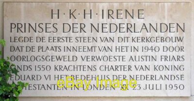 Photo 6x4 The Dutch Church Austin Friars London EC2N 2HA - Foundation s ...