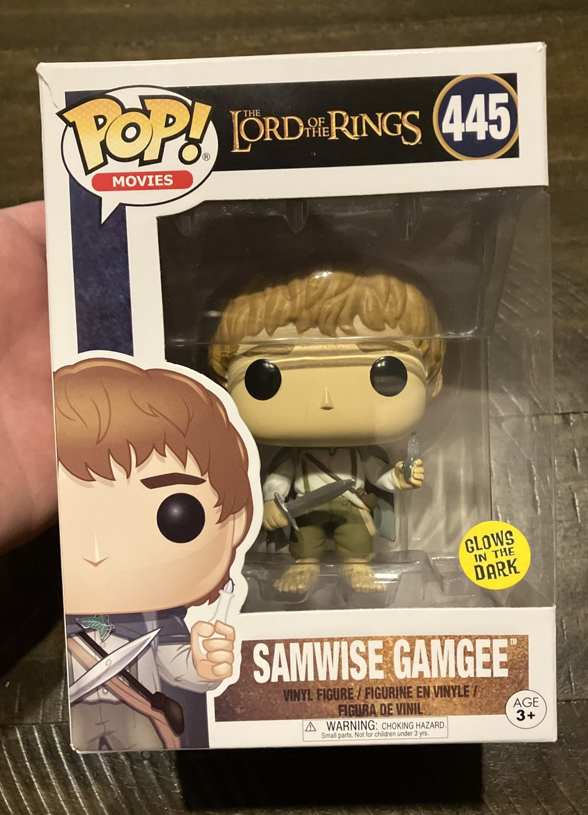 Samwise Gamgee 445 GITD Lord of the Rings LOTR Movies Funko Pop! Vinyl ...
