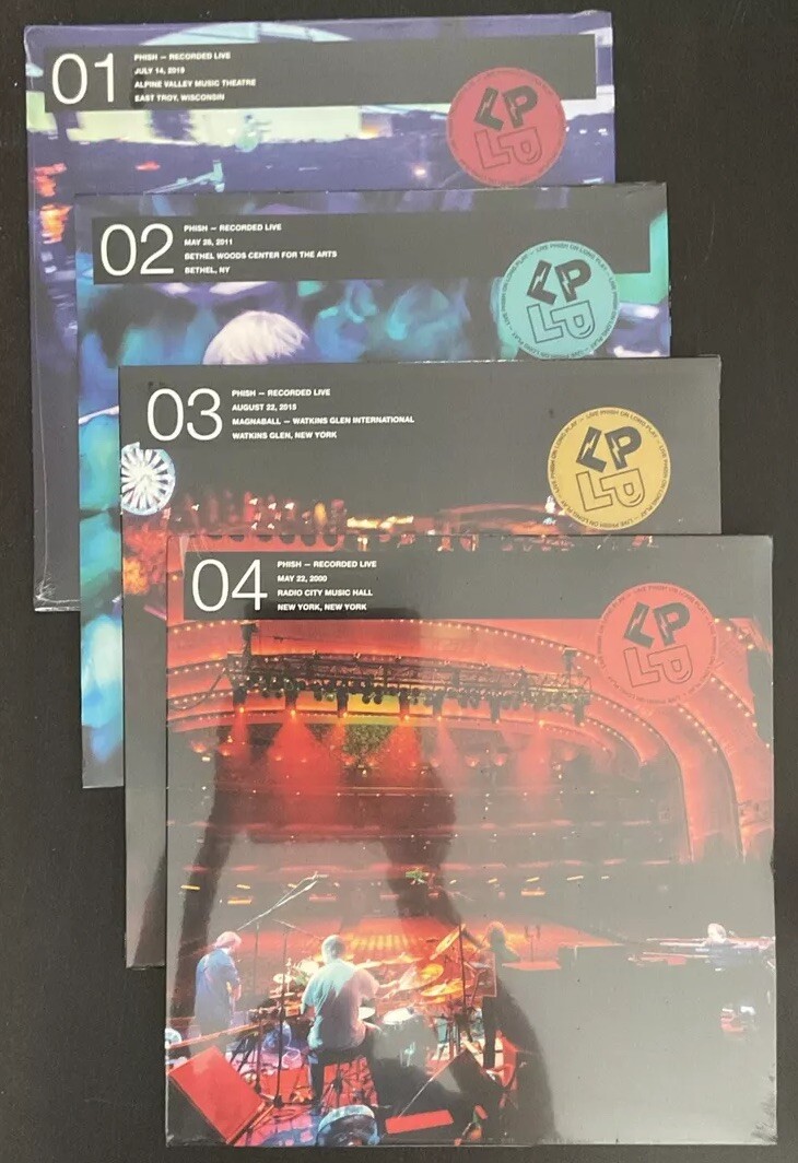 PHISH Set Of 4 - LP On LP 01 Ruby Waves, 02 Waves, 03 Tweezer Caspian ...