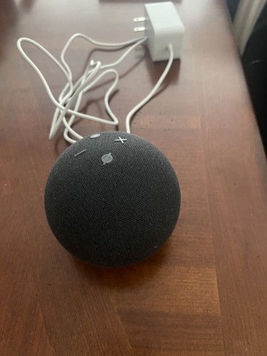 Amazon Echo Dot 4th Generation B7W64E Black Wireless Bluetooth 15W Smart Speaker | eBay