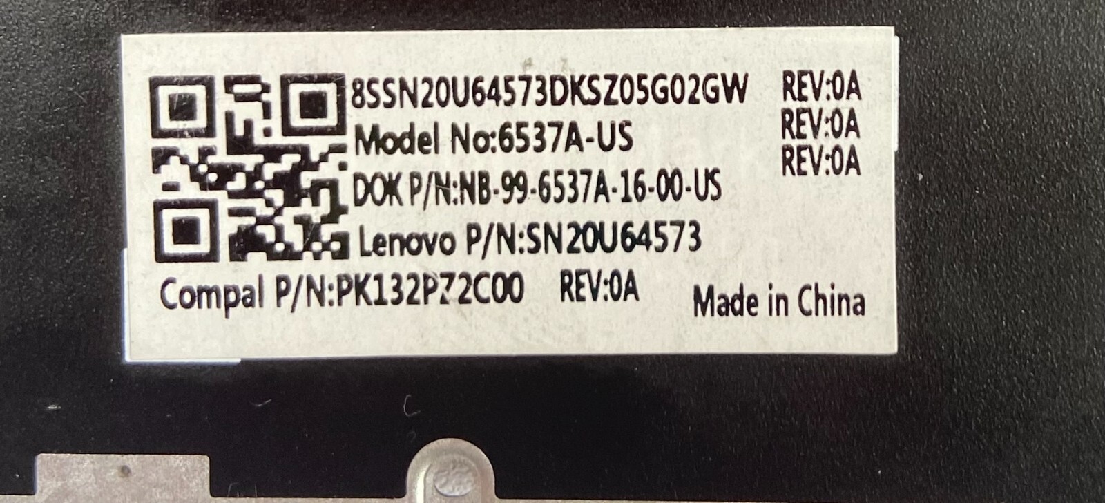 Lenovo Chromebook15 C340 81T9(20u64573) US Keyboard One Key Cap + Hinge ...