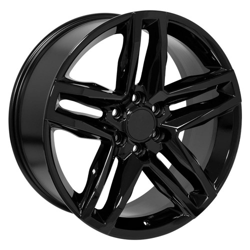 22" Black 5911 Wheels Set Fits Chevy Suburban Tahoe Silverado Z71 Trail ...
