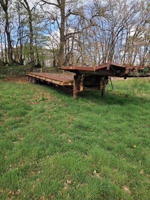 Beavertail Low Loader Stepframe Artic Trailer Tractor Digger Plant ...