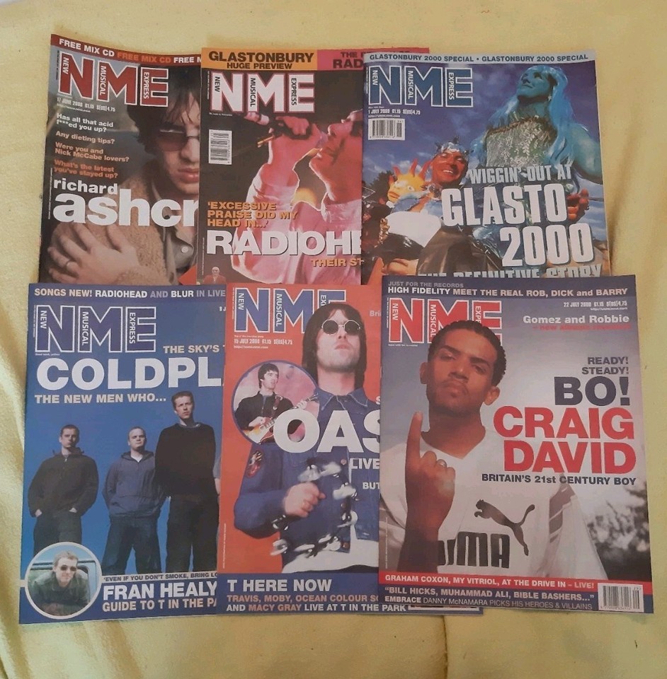 17 X NME Magazines New Musical Express 2000 6th May - 26th Aug Complete ...