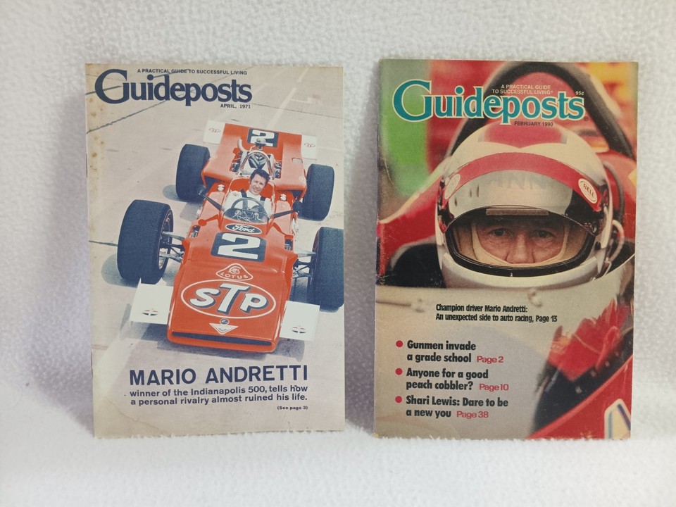 Guideposts April 1971 Race Car Driver Mario Andretti STP FORD (ruth5522 ...