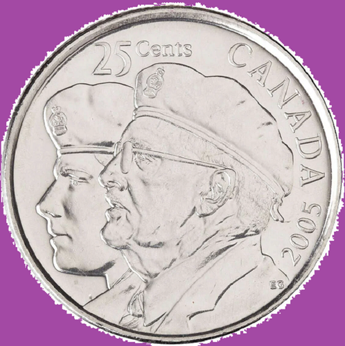 Set of 7 Coins 2004-2018 All Poppy Quarters, Veteran & Poppy Toonie ...