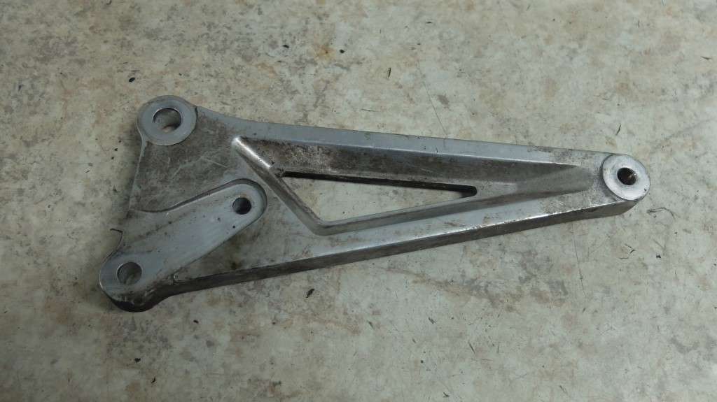 97 Honda CB250 CB 250 Nighthawk Rear Back Left Foot Peg Mount Bracket ...
