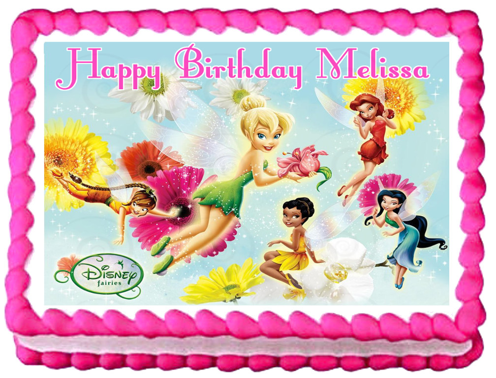 Tinkerbell Sheet Cake
