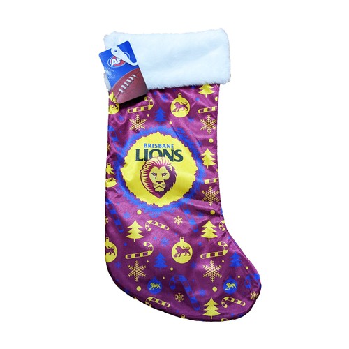 Team AFL Football Christmas Xmas Stocking 41cm H x 24cm W | eBay