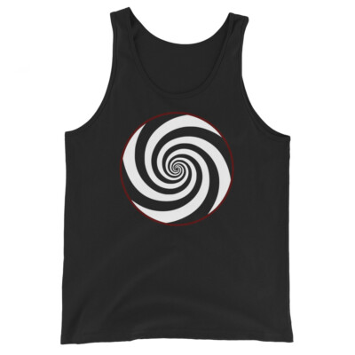 Hypnotic Hypnosis Spiral Swirl Illusion Twilight Zone Men's Tank Top ...
