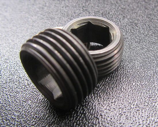 Black Oxide Hollow Jam Set Screws, 7/8"-14 x 7/16" Height, 5 Pieces | eBay