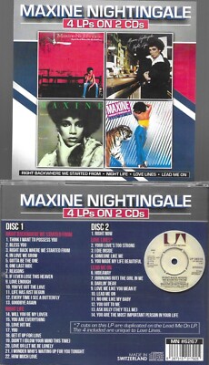 MAXINE NIGHTINGALE RIGHT BACK WHERE WE STARTED/NIGHT LIFE/LOVE LINES/LEAD ME-2CD | eBay