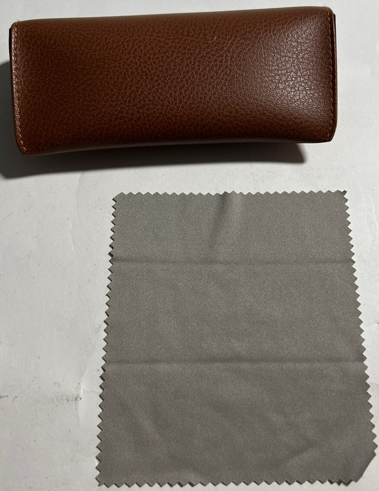 Authentic Ray-Ban Sunglass Eye Glasses Soft Case -Luxottica Brown W ...