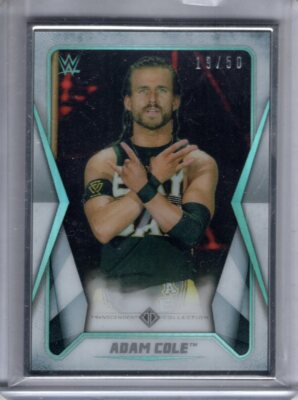 2020 Topps WWE Transcendent Collection ADAM COLE Silver Framed /50 ...