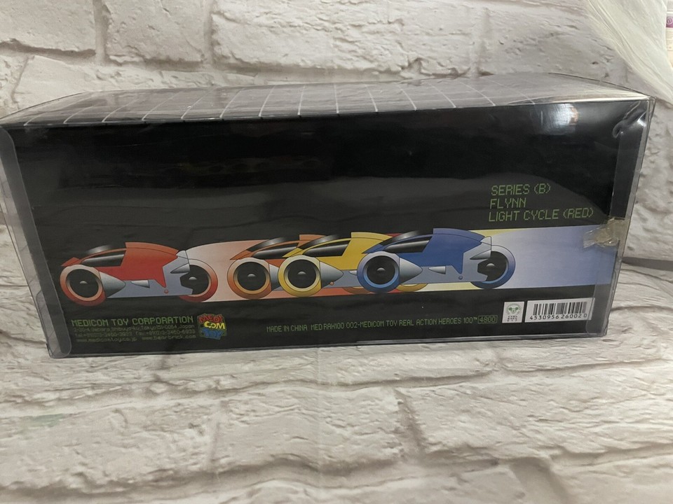 Tron Red Light Cycle Medcom Toy Corp MIB | eBay
