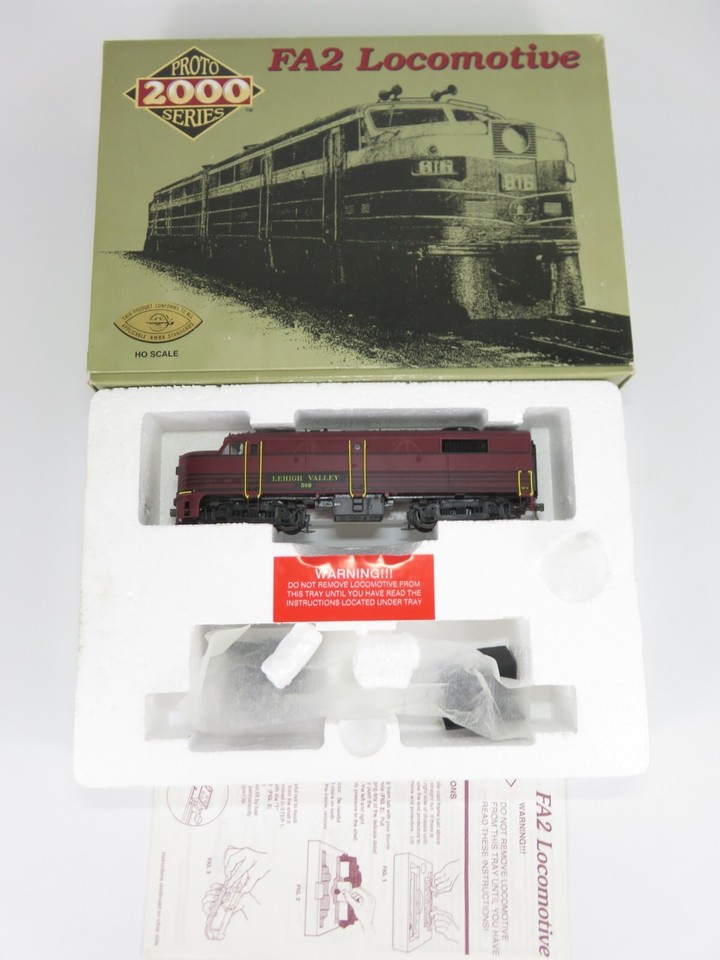 Proto 2000 HO Scale #8366 LV Lehigh Valley Alco FA-2 Diesel Locomotive ...