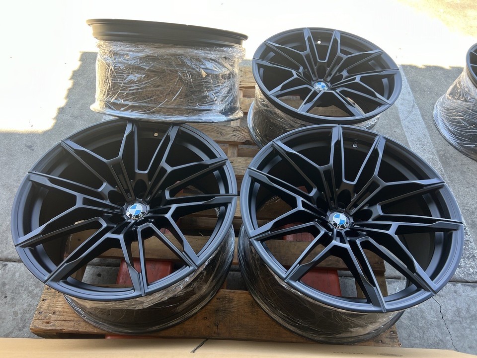 BMW M2 M3 M4 FACTORY OEM BLACK G80 G81 G82 M 825 825M COMPETITION RIMS ...
