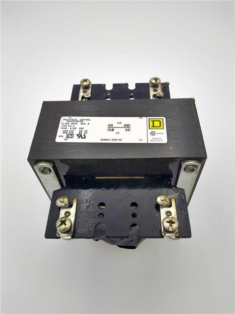 Square D Class 9070 Type E04 Control Circuit Transformer 1 Phase Series ...