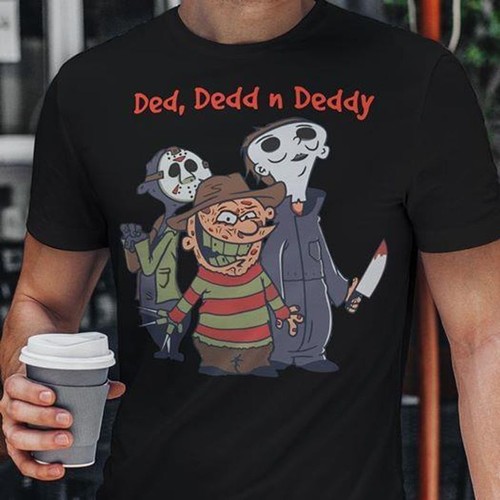 reddy Jason Michael Myers Halloween Day Black T Shirt Men And Women S ...