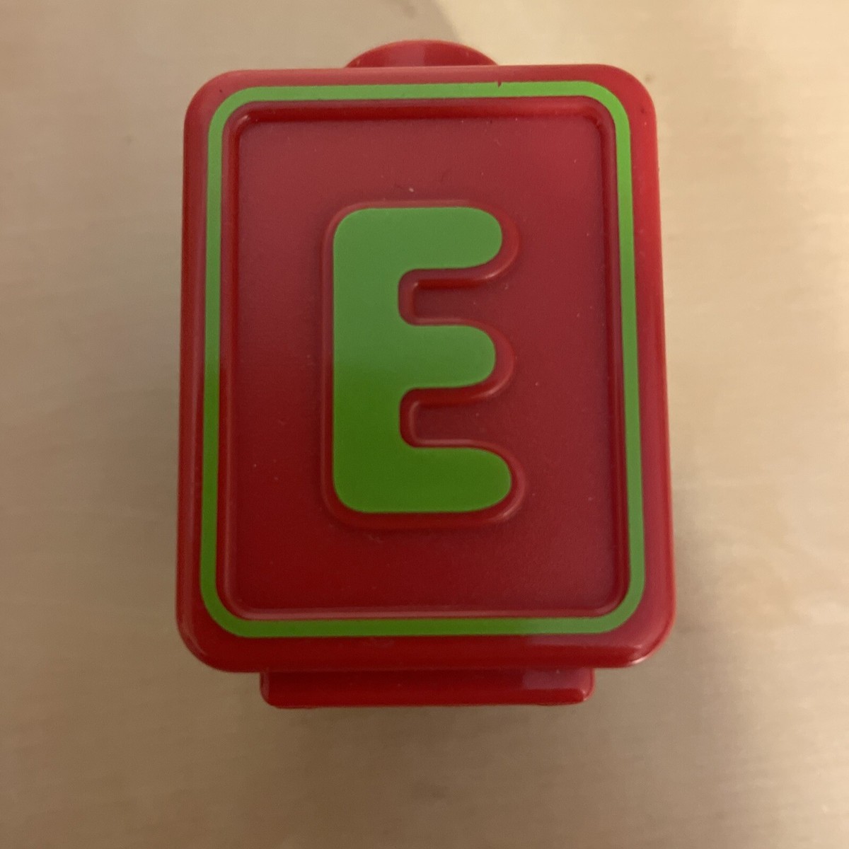 Block Letter E Red