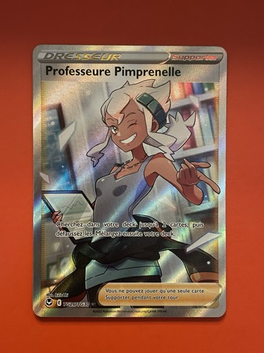 Carte Pokémon Professeur Pimprenelle TG26/TG30 Tempête Argentée NEUF FR ...