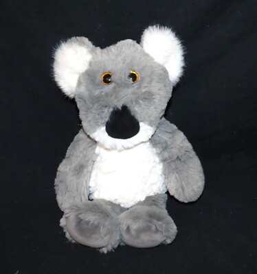 Ty Attic Treasures Oscar Koala Bear Gray Cuddlys 13" Fluffy 2018 Plush ...