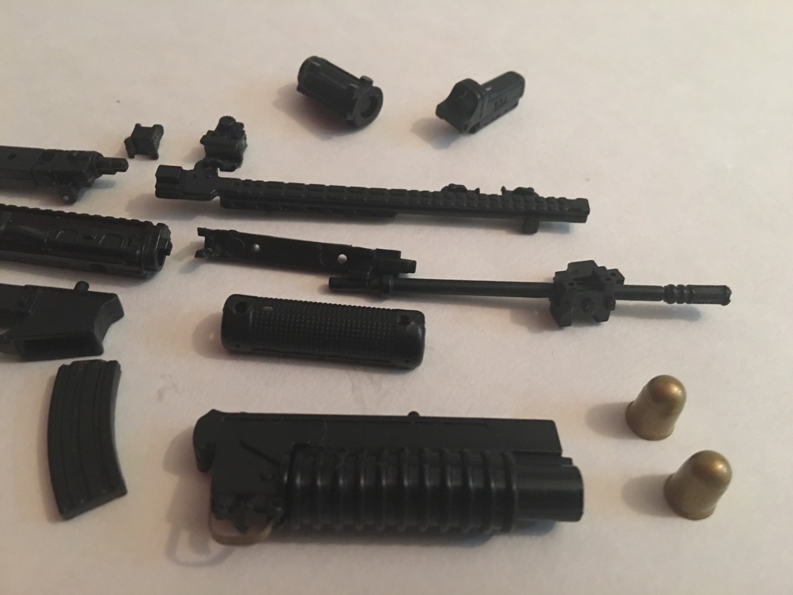 1/6 Scale (12" Figure) M16/M203/Scopes/Grenades/Assault Rifle-Soldier ...