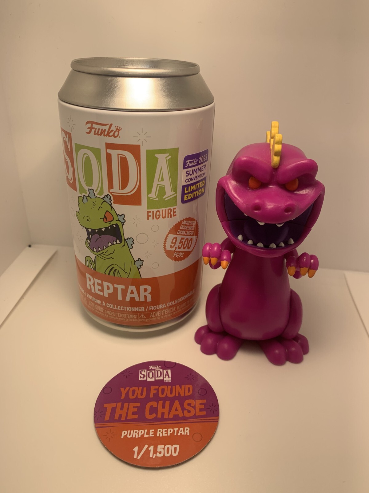 Funko Exclusive Rugrats Reptar Soda Chase 1/1500 Purple SDCC Shared ...