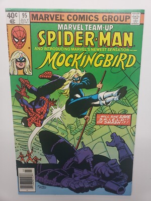 Marvel Team-Up #95 Bobbi Morse Monkingbird 1st App Newsstand Marvel ...