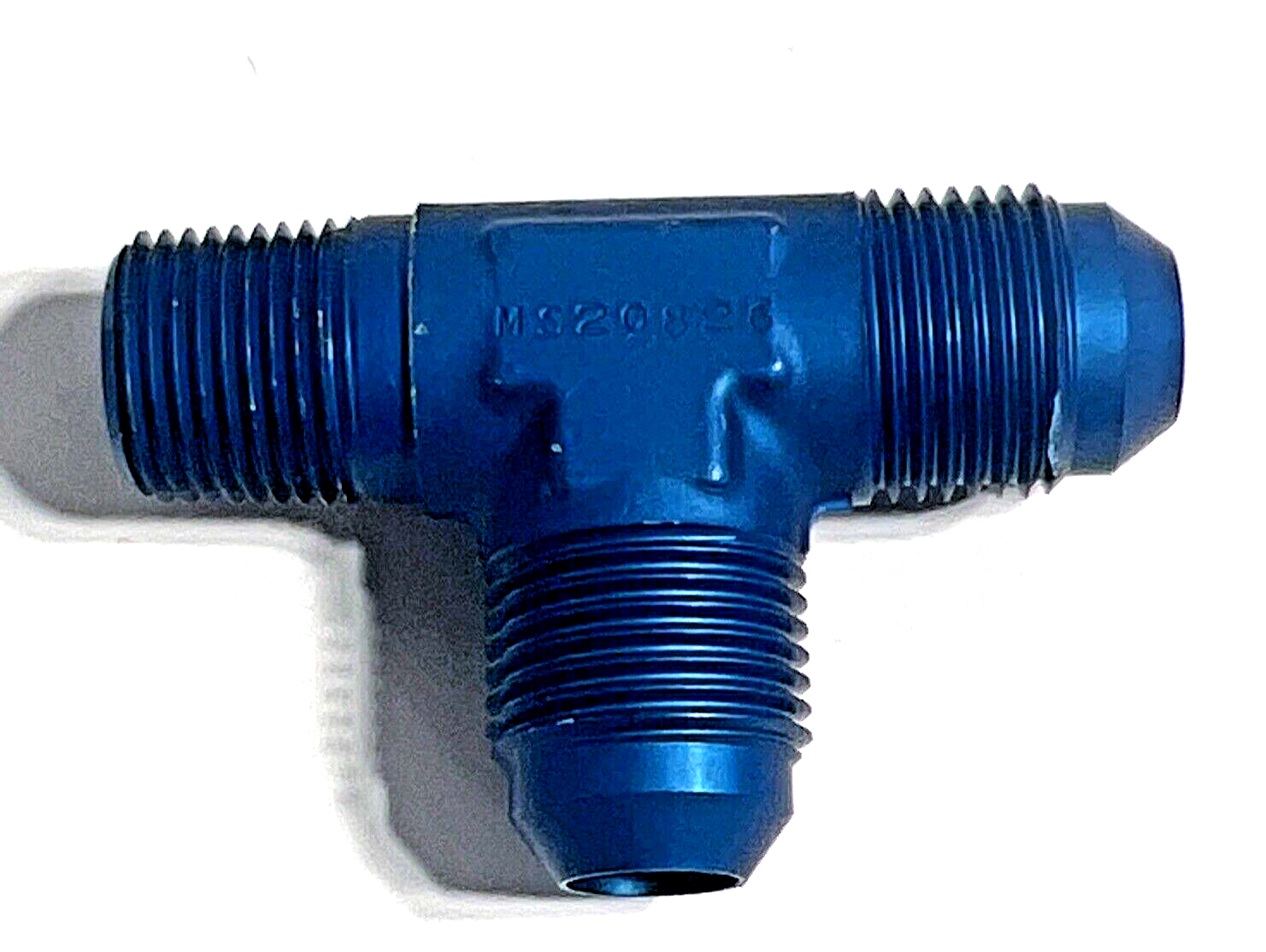 MS20826-6D Tee for 3/8 Tubing with 1/4” NPT Aluminum, (PACK OF 3 ) | eBay