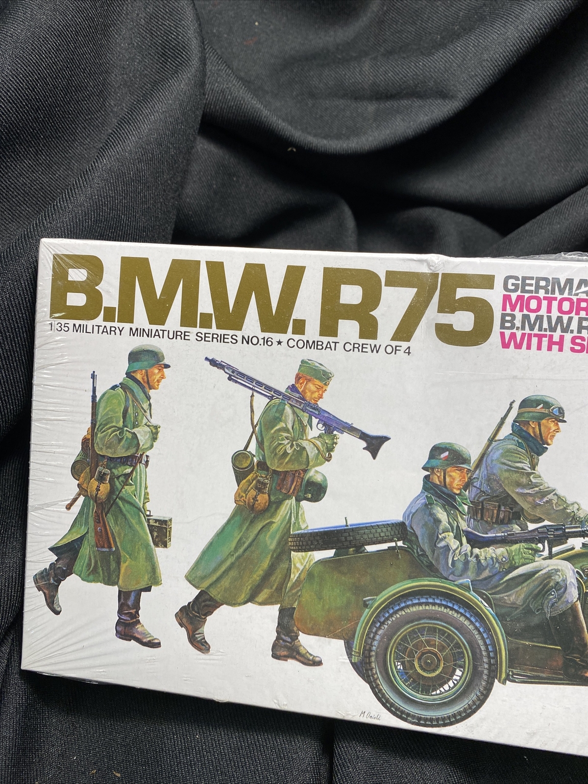 Tamiya Japan 35016 BMW R75 German Motorcycle With Side Car 1/35 Scale ...